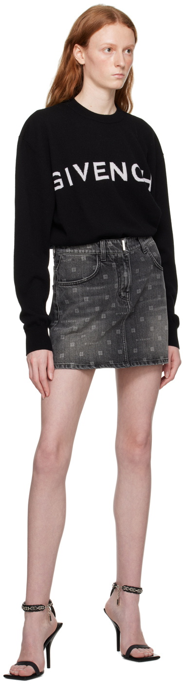 Givenchy Black Rib Sweater Givenchy