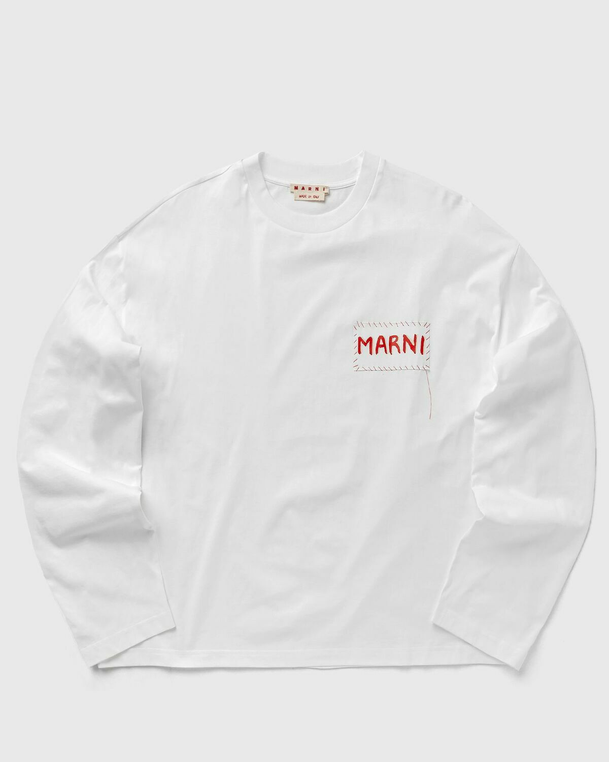 Marni TEE White Mens Longsleefe Marni