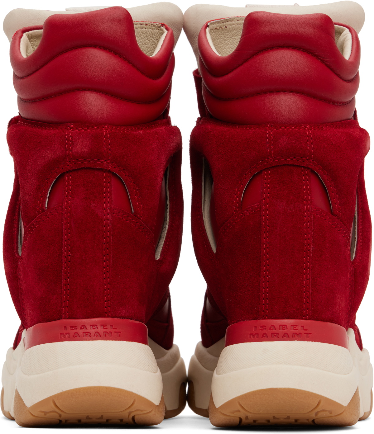 Isabel Marant Red Balskee Sneakers Isabel Marant