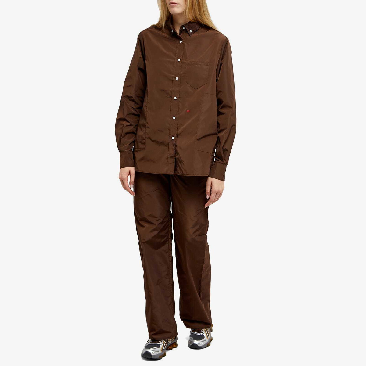 Saks Potts Women's Grey Pants in Chestnut Saks Potts