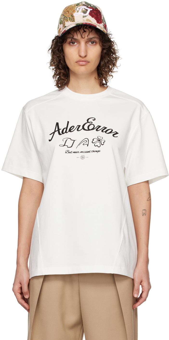 ADER error White Sollec T-Shirt ADER error