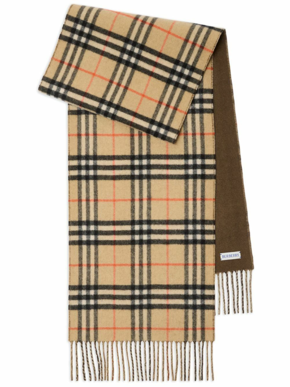 Burberry Neutral Vintage Check Scarf Burberry