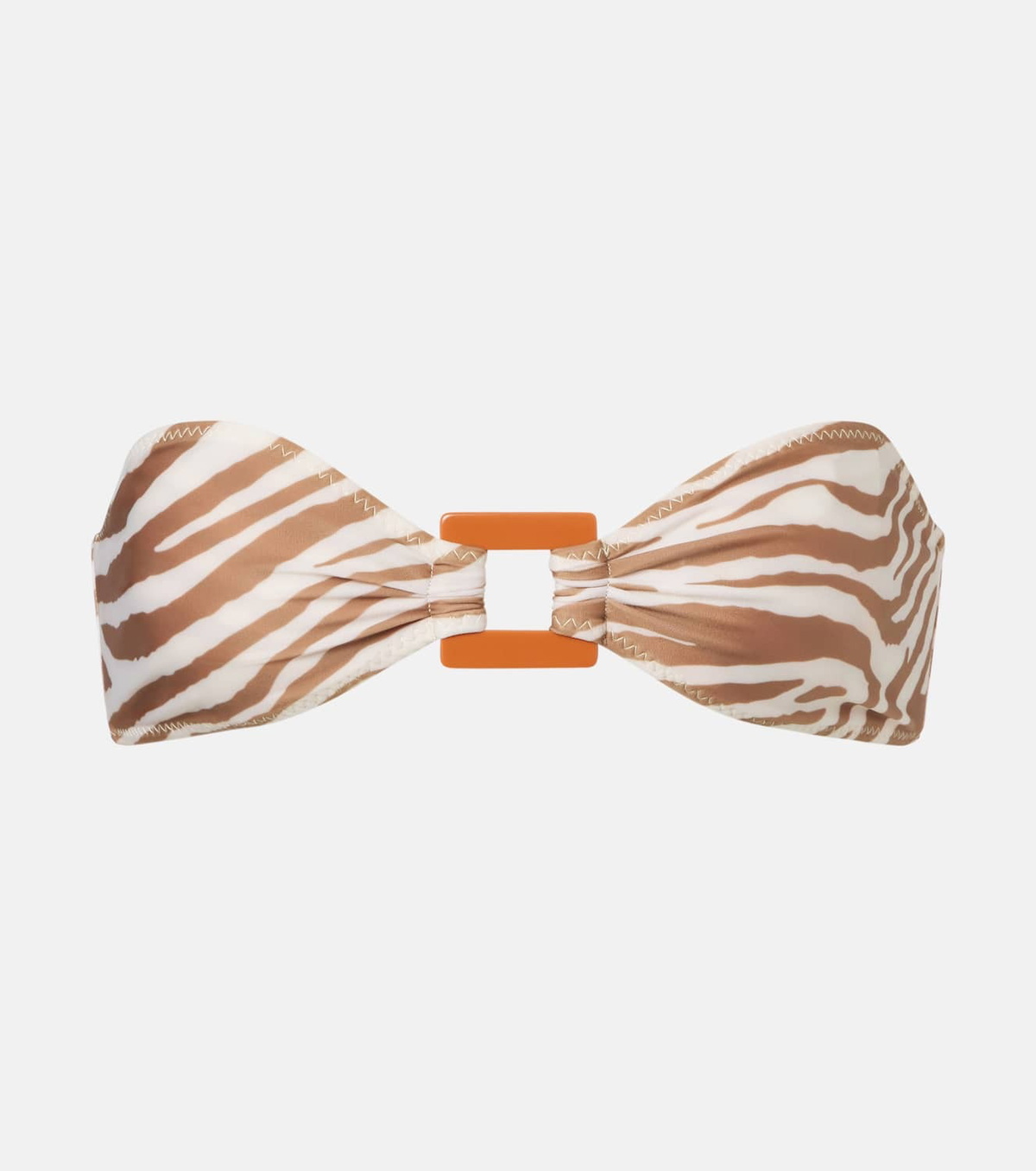 Same Zebra-print bandeau bikini top Same