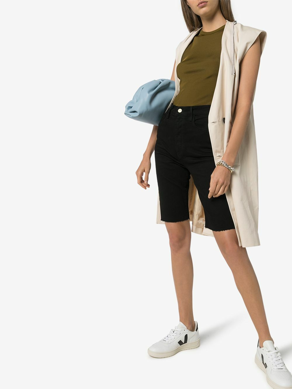 FRAME Le Vintage Bermuda Denim Shorts Frame Denim