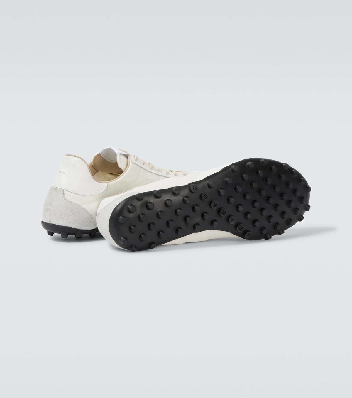 Maison Margiela Sprinters leather-trimmed sneakers Maison Margiela