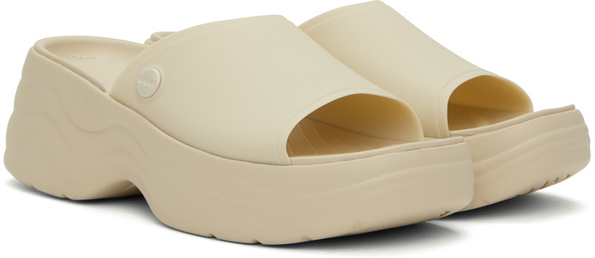 Crocs Off-White Skyline Slides Crocs