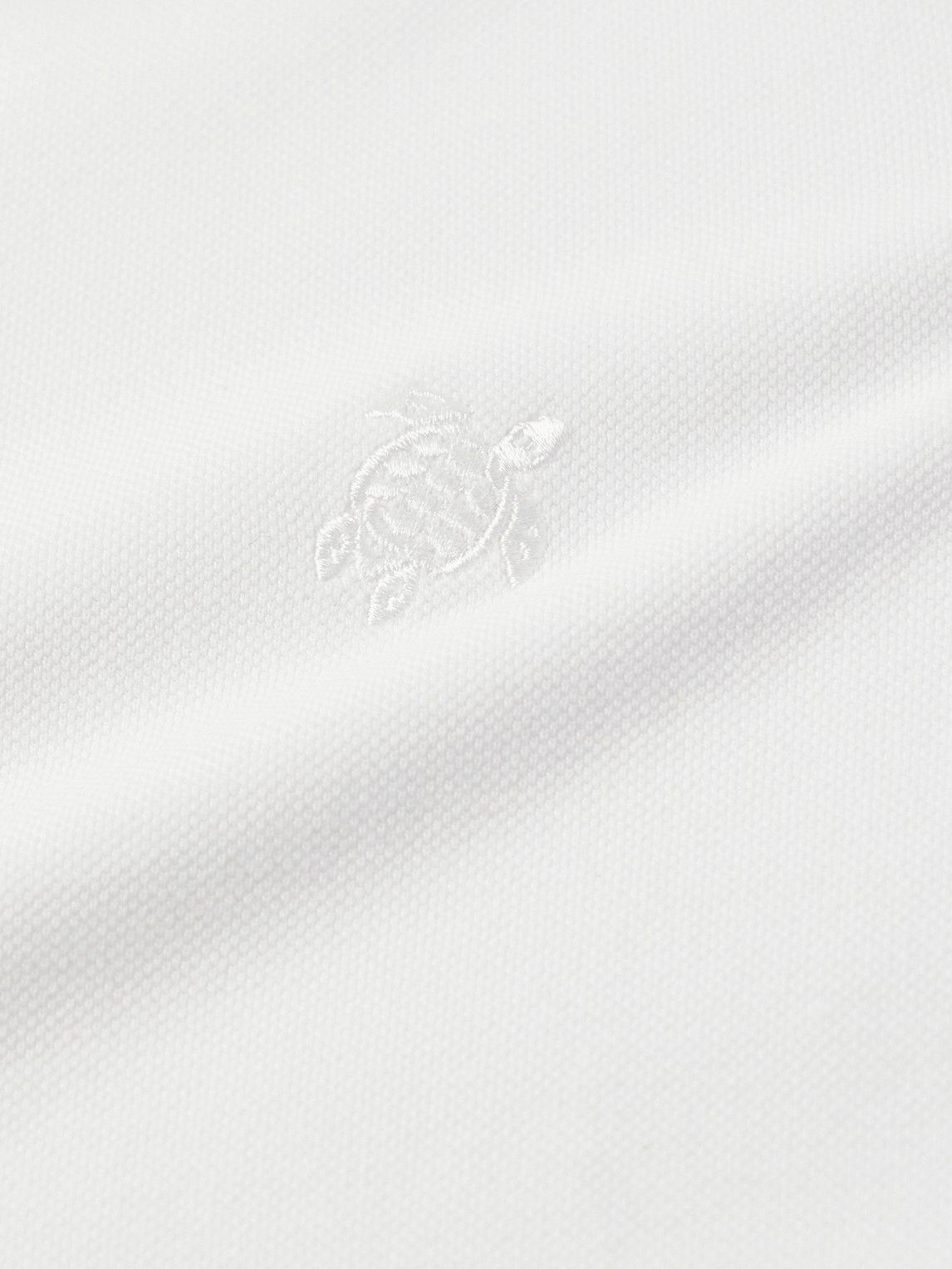 Vilebrequin - Logo-Embroidered Cotton-Piqué Polo Shirt - White Vilebrequin