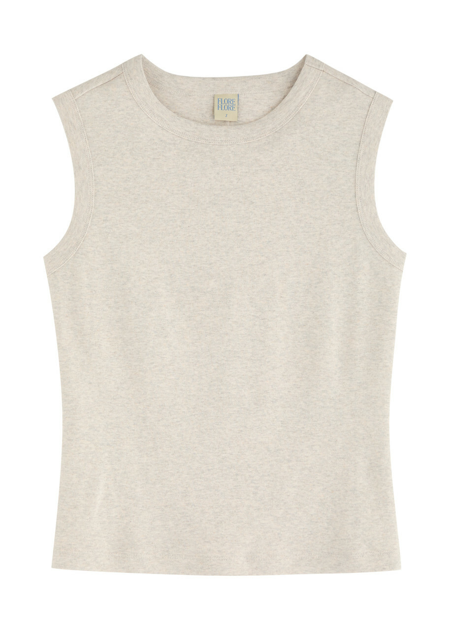 Flore Flore Esme Cotton Tank Grey FLORE FLORE