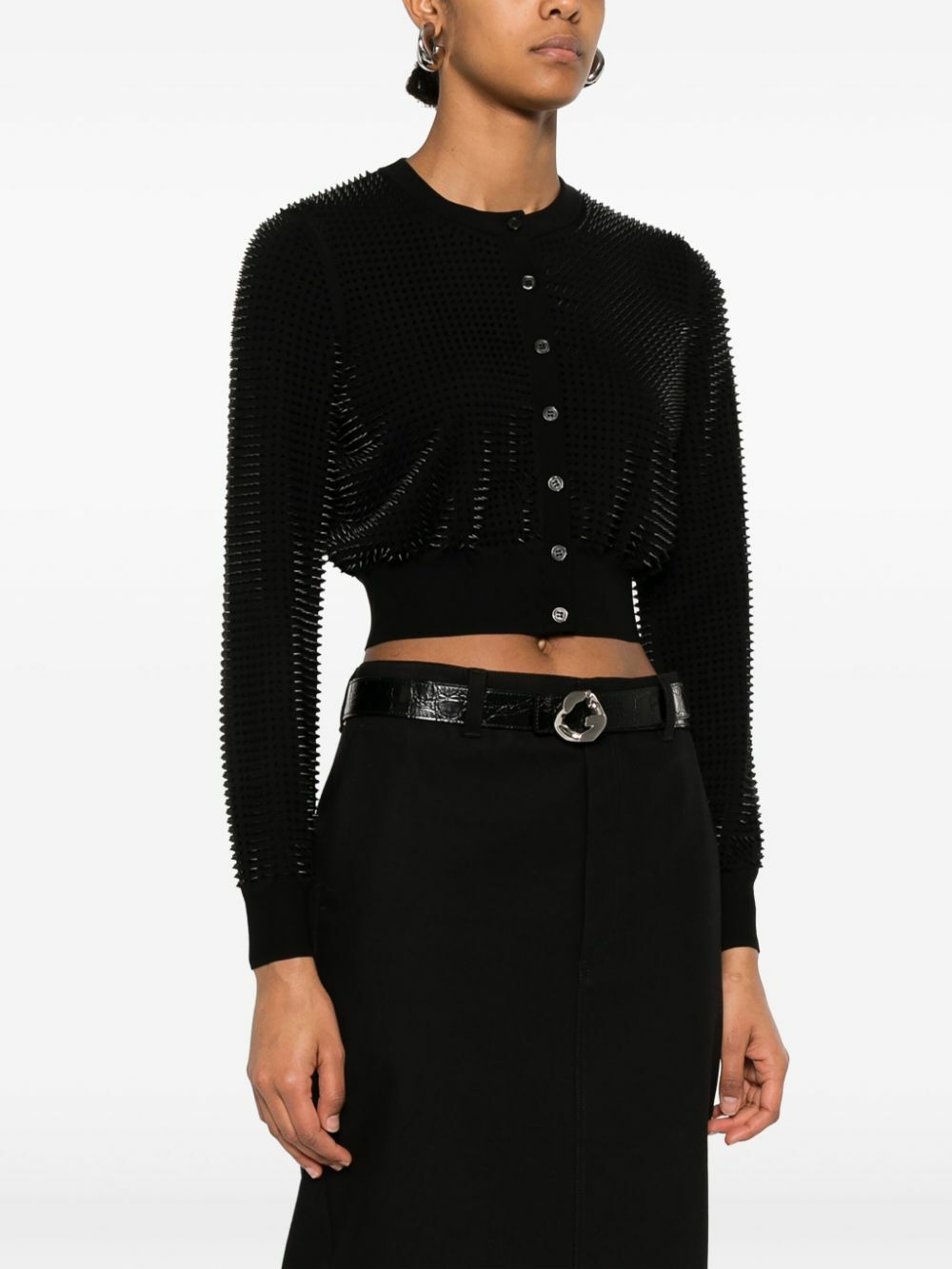 Alexander Wang Spike-Stud Cardigan Alexander Wang
