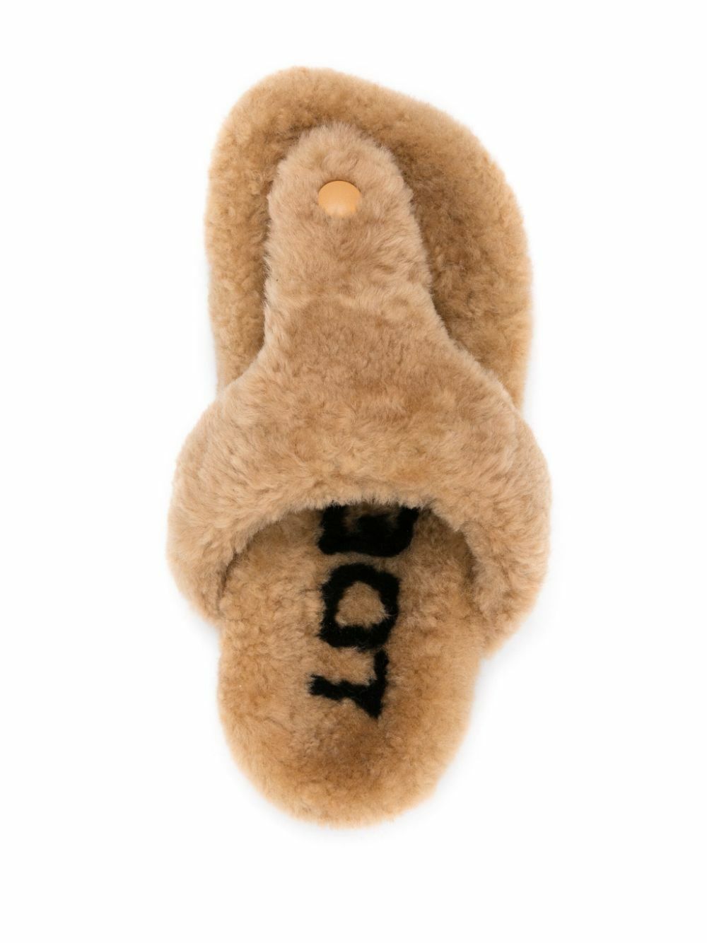 LOEWE - Faux Fur Slides Sandals Loewe