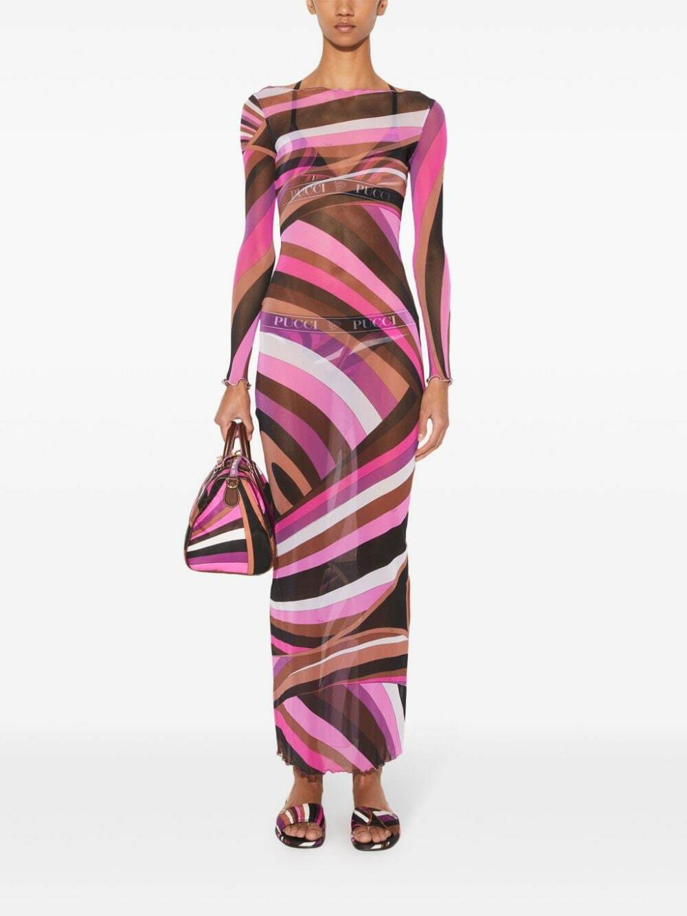 PUCCI - Printed Long Dress Emilio Pucci