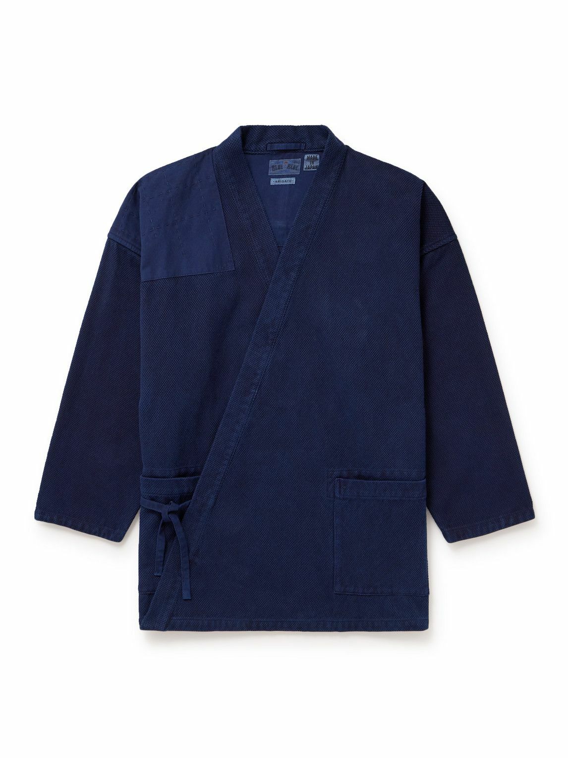 Blue Blue Japan - Sashiko Indigo-Dyed Cotton Jacket - Blue Blue Blue Japan