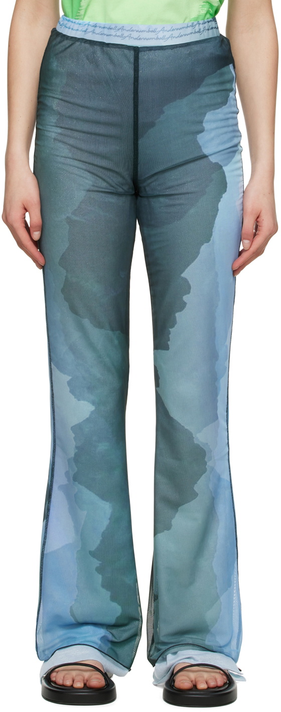 Andersson Bell Blue Polyester Lounge Pants Andersson Bell