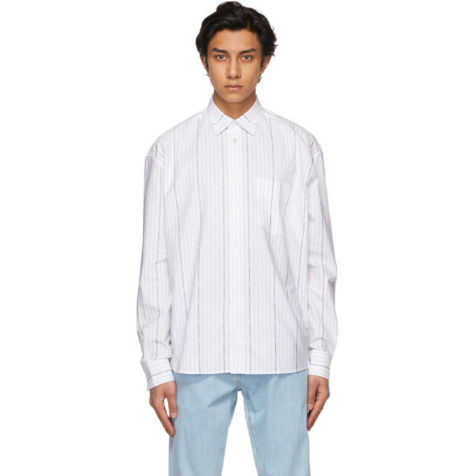 Etudes White Striped Address Shirt Etudes