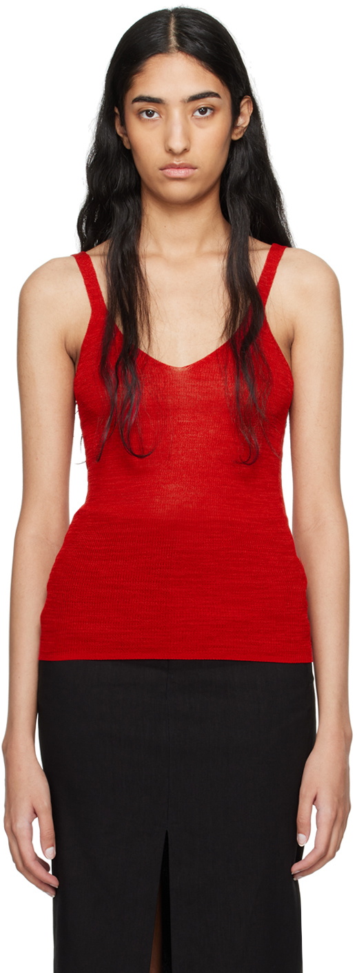 Isabel Marant Red Marthe Tank Top Isabel Marant