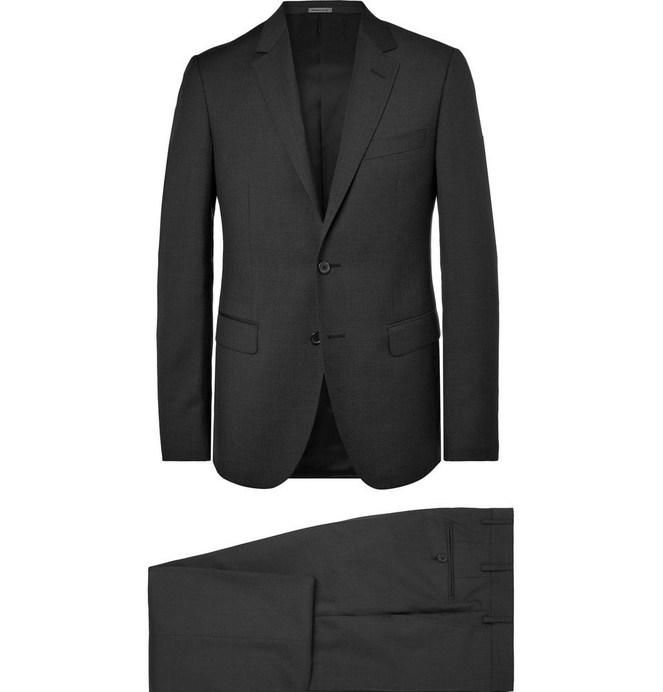 Lanvin - Charcoal Slim-Fit Wool Suit - Men - Charcoal Lanvin