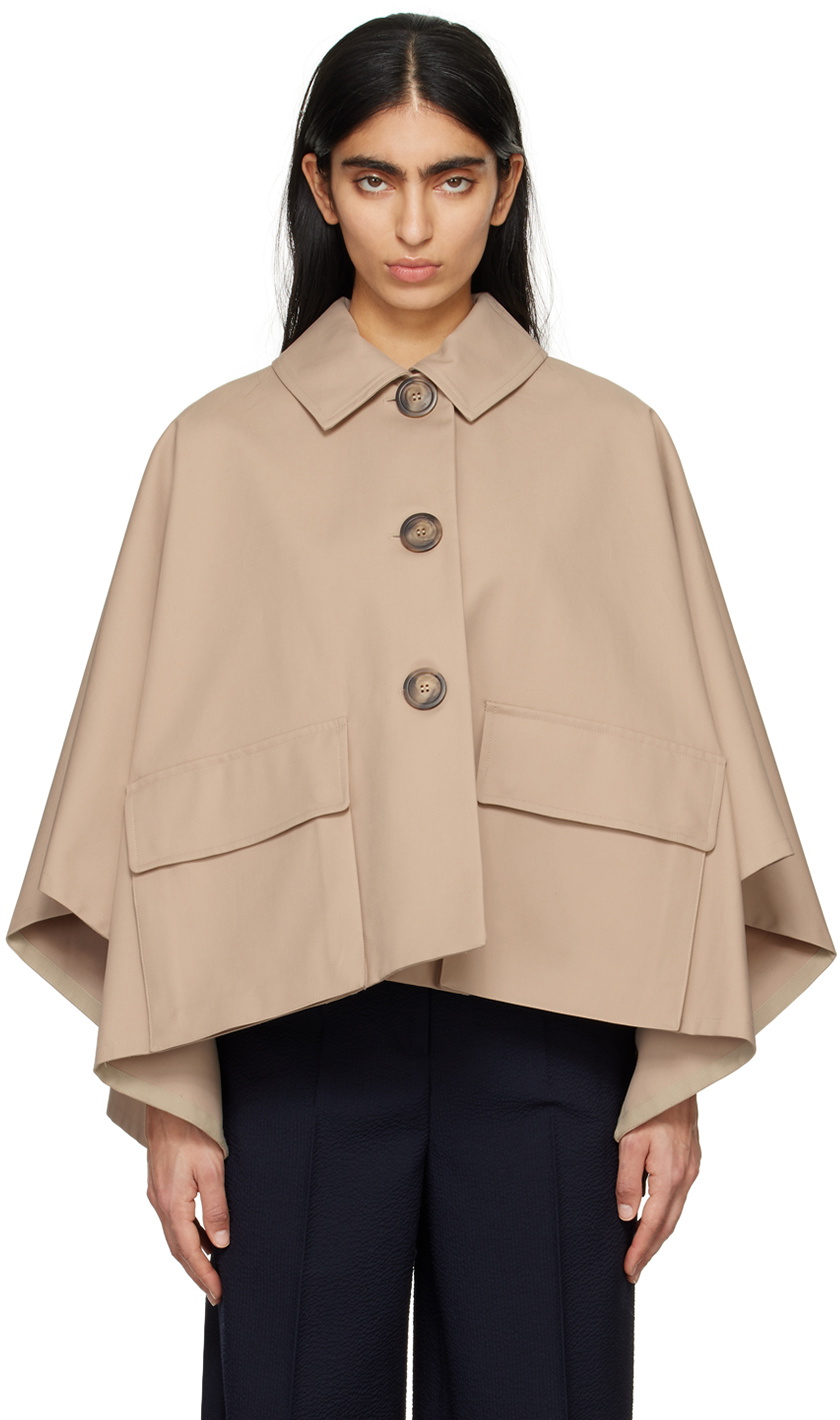 Max Mara Beige Button Jacket Max Mara