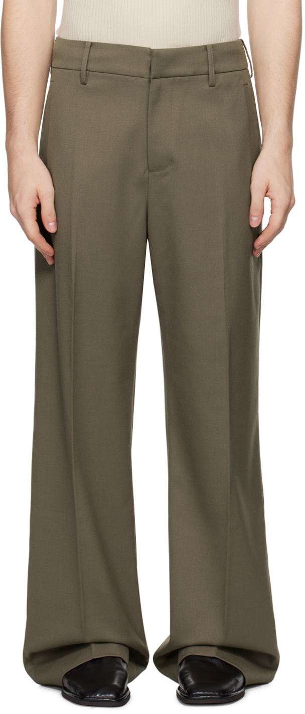 Entire Studios Khaki Father Suiting Trousers Entire Studios