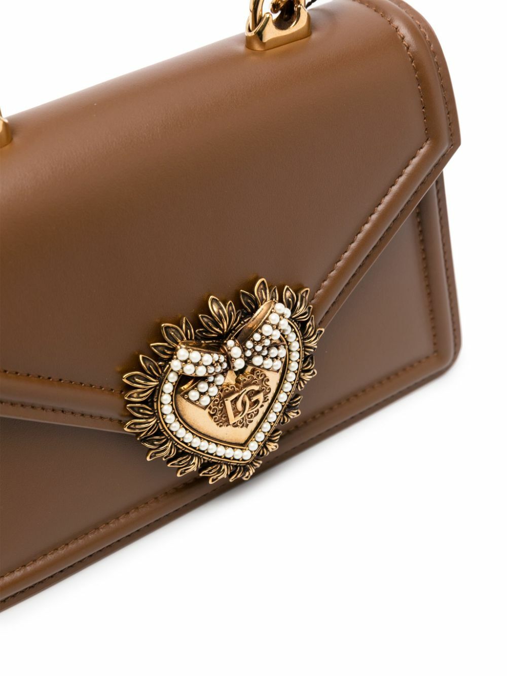 DOLCE & GABBANA - Devotion Small Leather Handbag Dolce & Gabbana