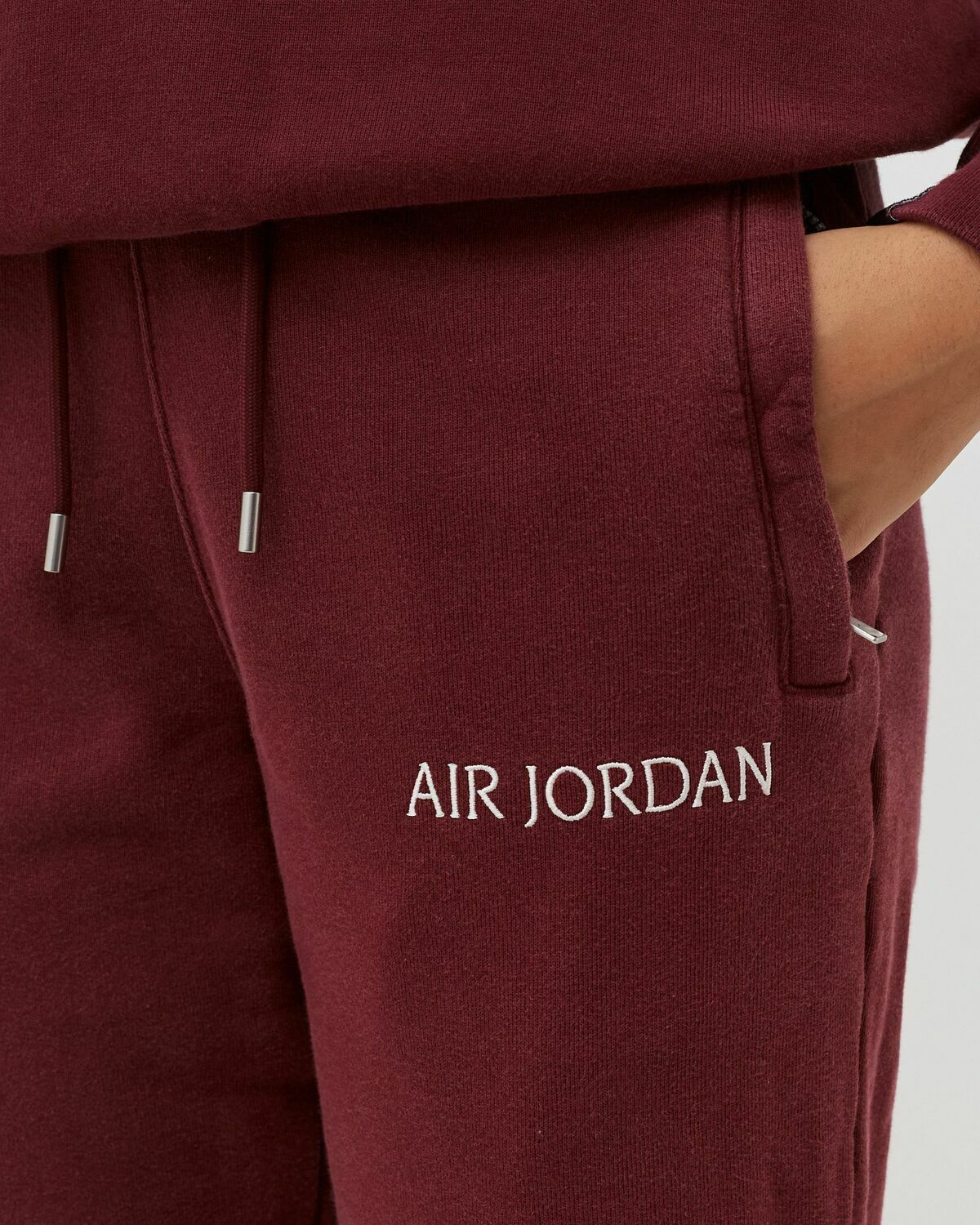 Jordan Jordan Air Wordmark Fleece Pant Red Sweatpants JordanLuca