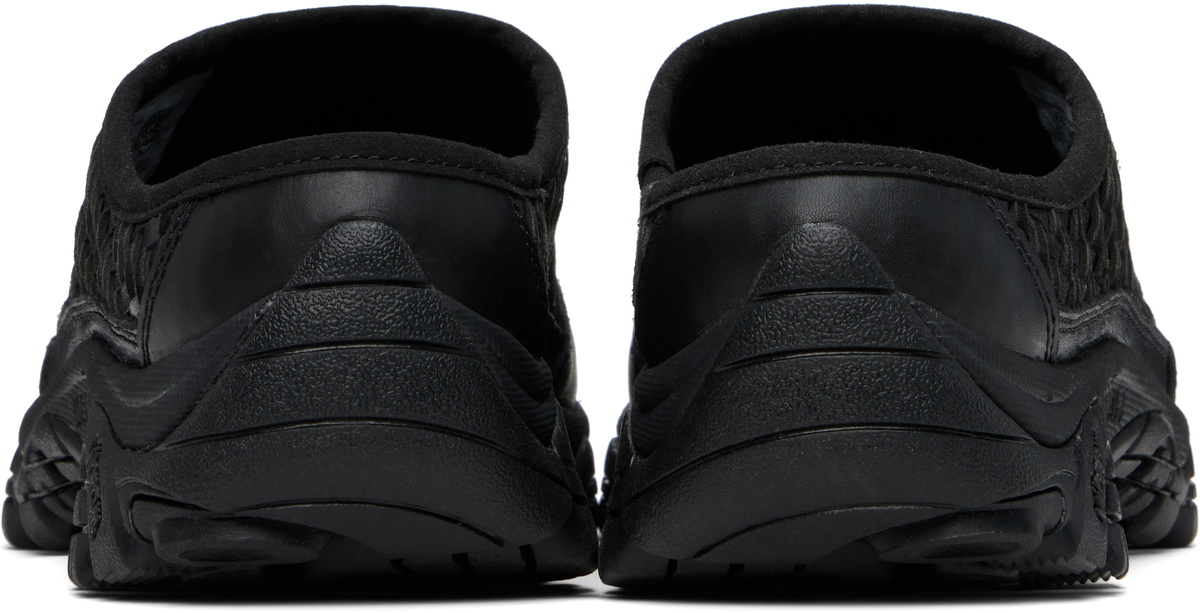 Merrell 1TRL Black Moab 2 Slide Leather Woven Loafers Merrell 1TRL