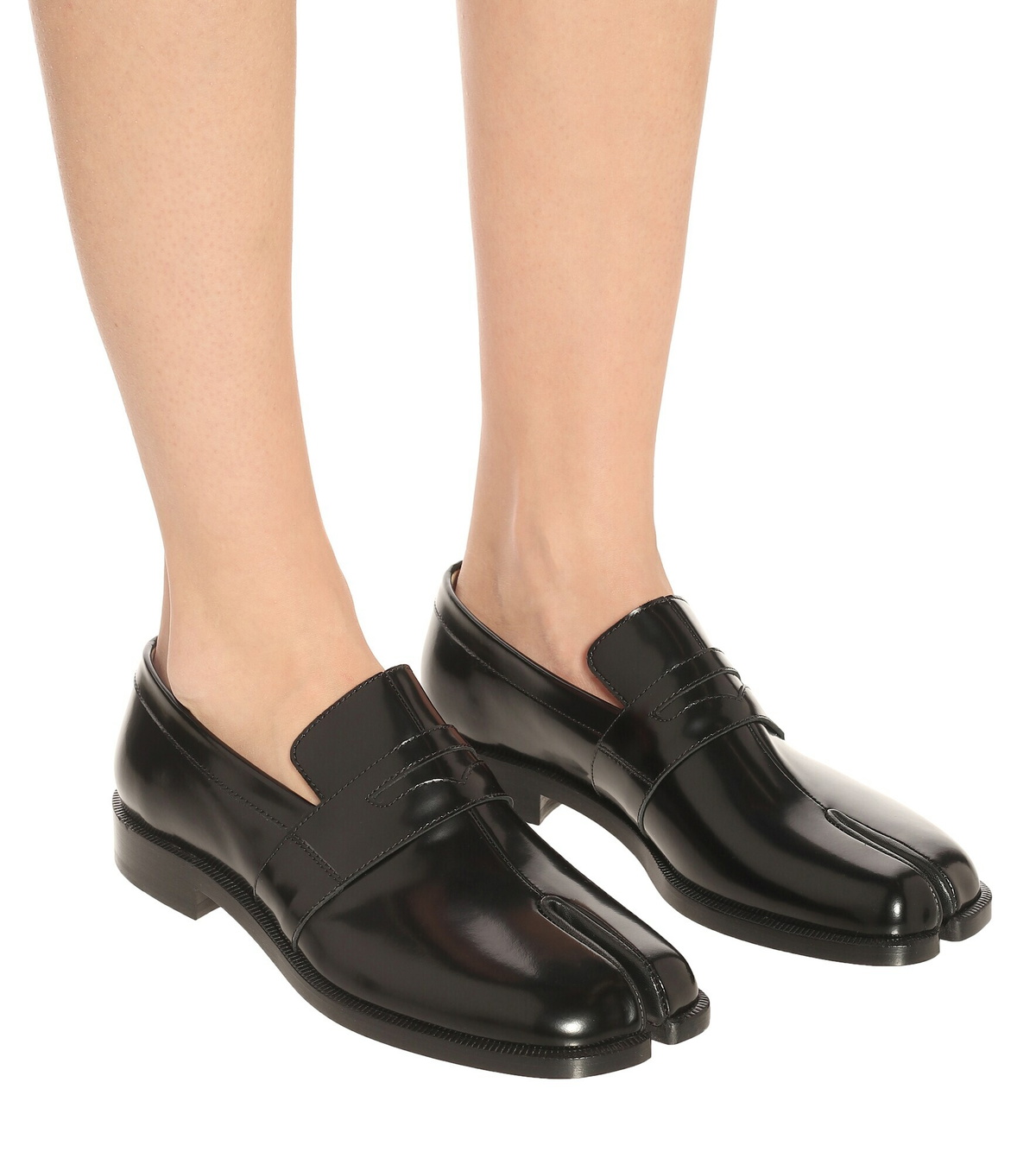 Maison Margiela - Tabi leather loafers Maison Margiela