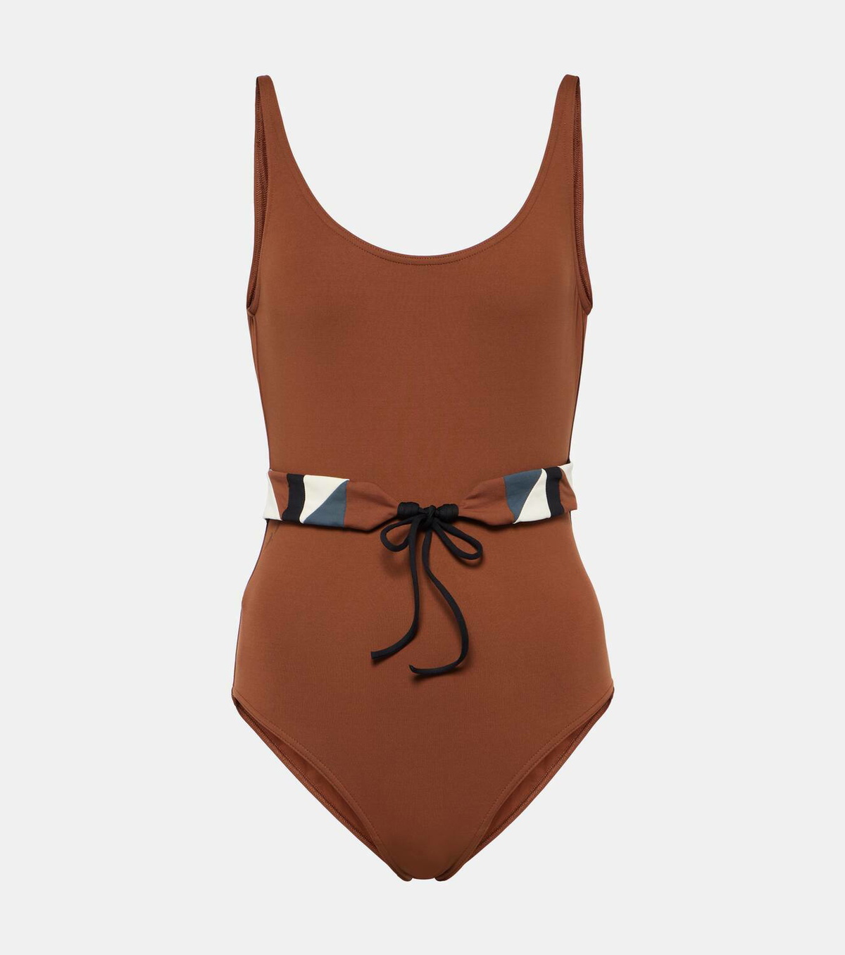 Eres Damier tie-detail swimsuit ERES