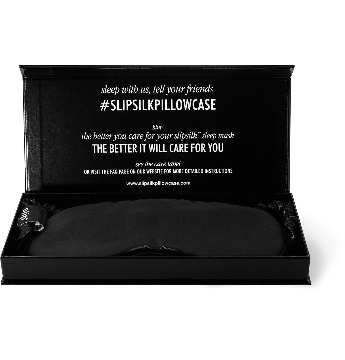 Slip - Silk Eye Mask - Black Slip