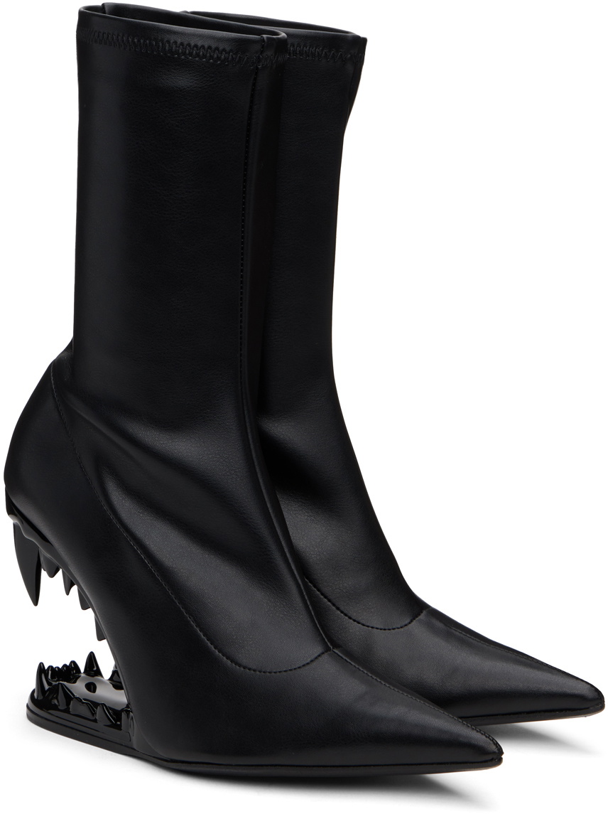 GCDS Black Morso Boots GCDS