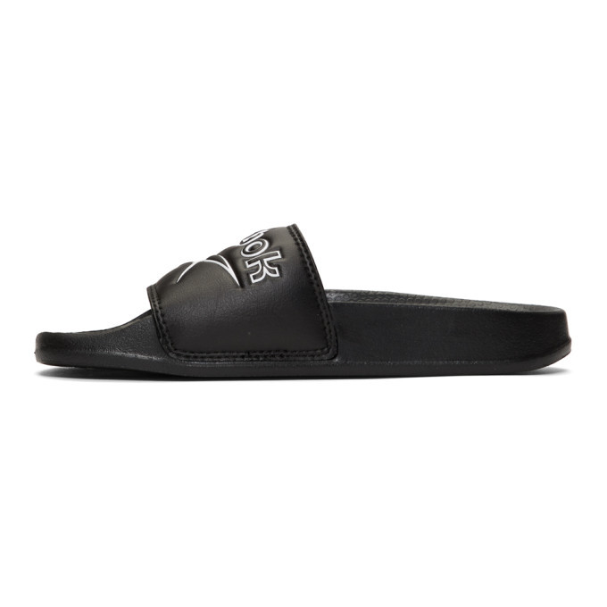 Reebok Classics Black Classic Slides Reebok Classics