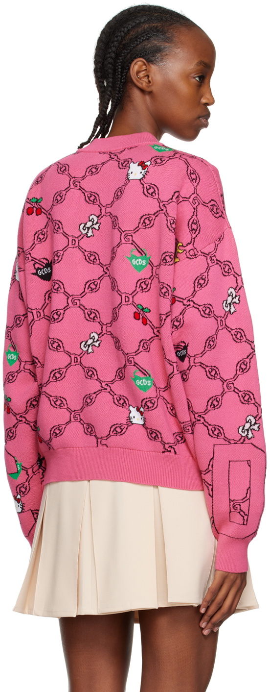 GCDS Pink Hello Kitty Edition Sweater GCDS