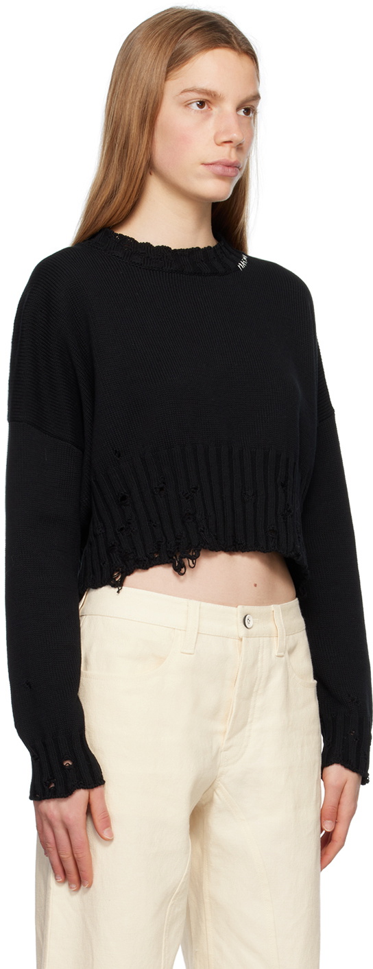 Marni Black Distressed Sweater Marni