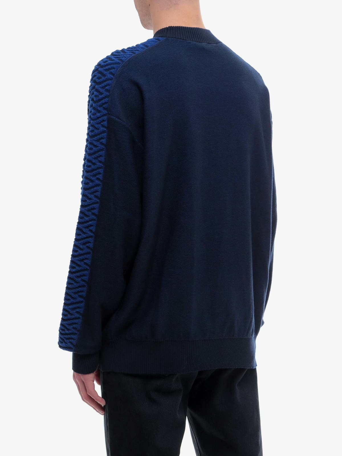 Versace Sweater Blue Mens Versace
