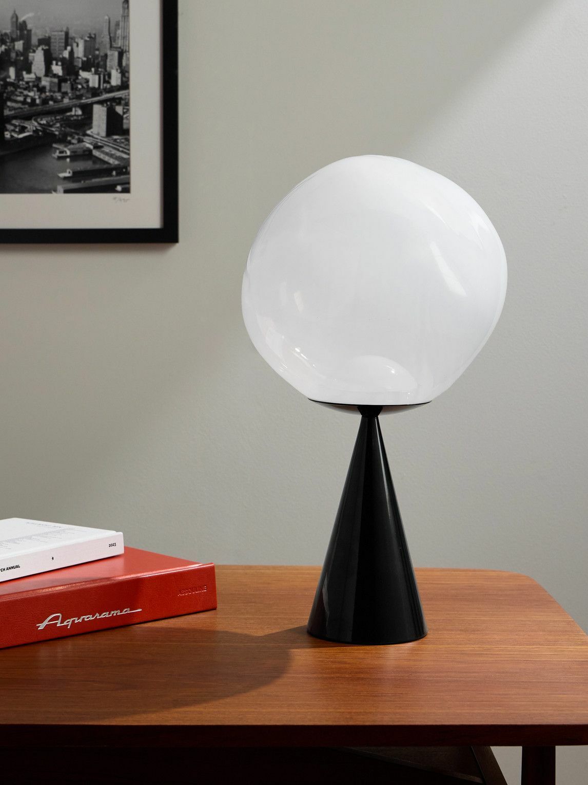 Tom Dixon - Melt Cone Fat Table Glass LED Lamp Tom Dixon