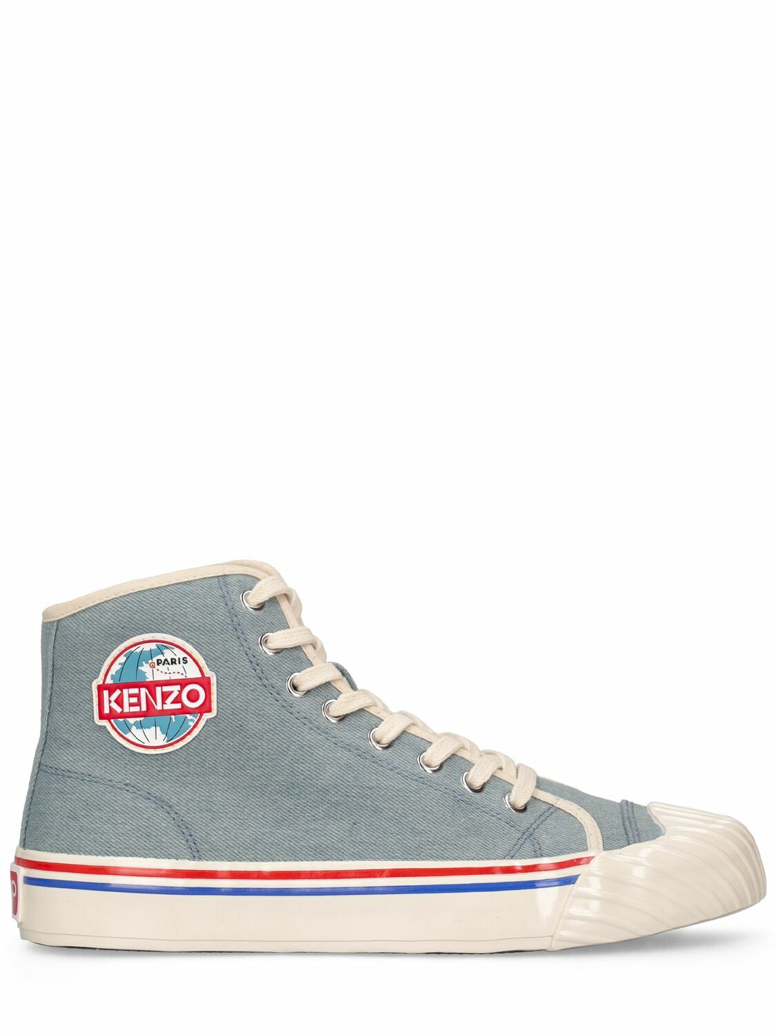 KENZO PARIS - 20mm Kenzoschool Cotton Sneakers Kenzo