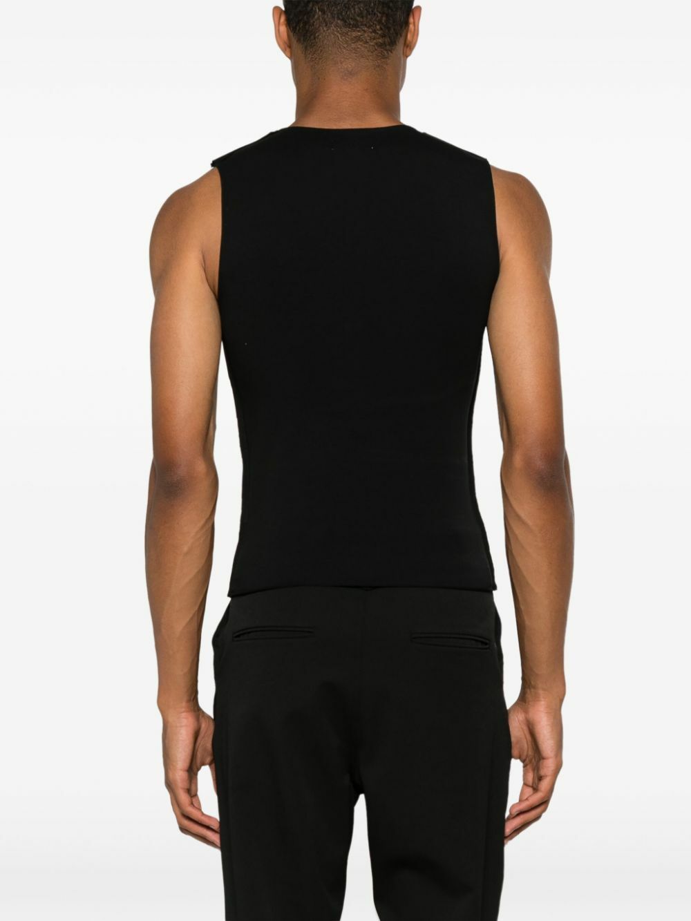 Charles Jeffrey Loverboy Black Graphic Print Tank Top Charles Jeffrey ...