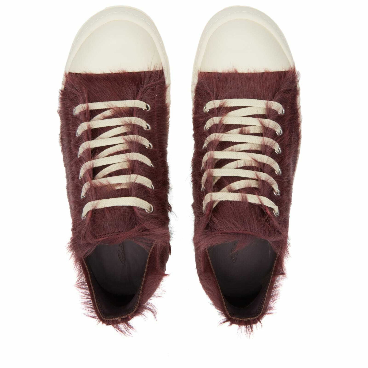 Rick Owens Women's Low Sneakers in Red Rick Owens