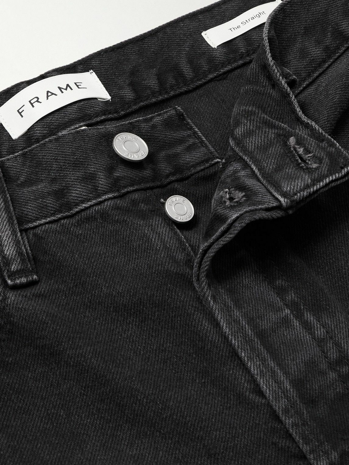 FRAME - The Straight Straight-Leg Jeans - Black Frame Denim