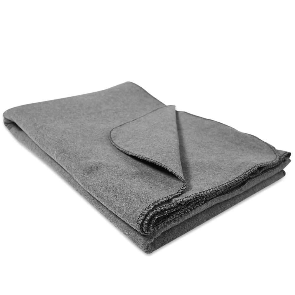 Puebco Recycled Wool & Cotton Felted Blanket in Grey Puebco