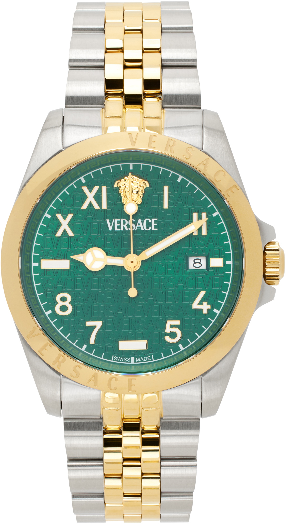 Versace Gold & Silver Anteo Watch Versace