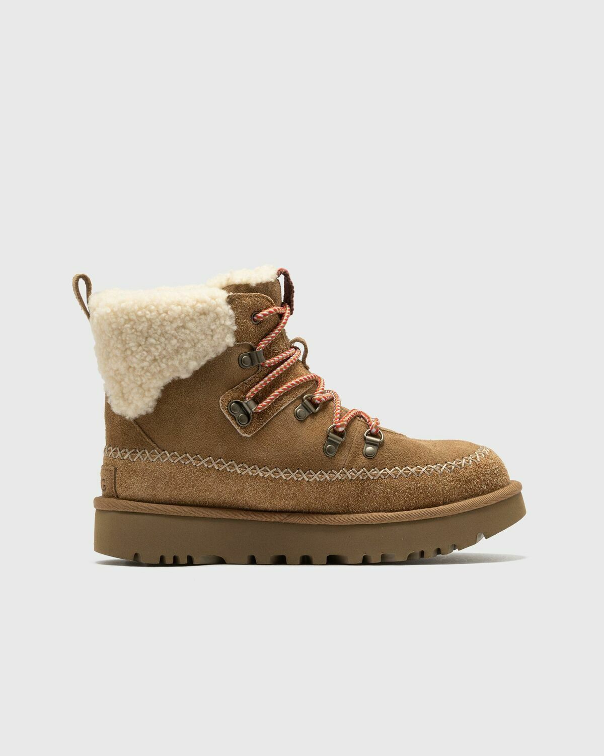 Ugg Classic Alpine Lace Up Brown Boots Ugg