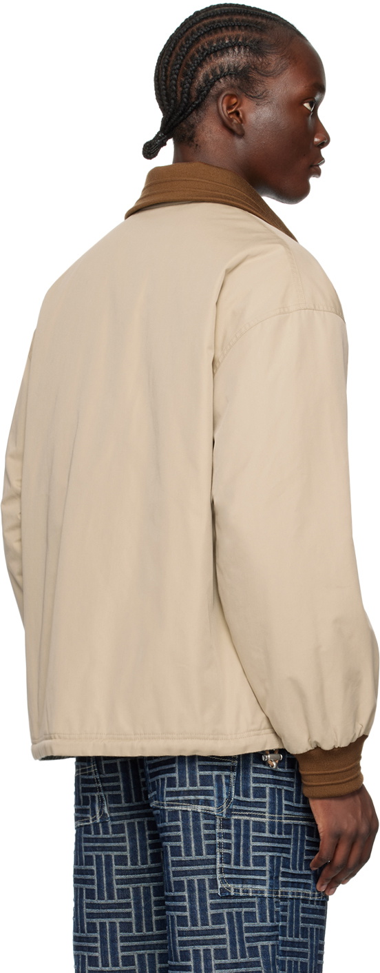 Kenzo Beige Kenzo Paris Coach Reversible Jacket Kenzo