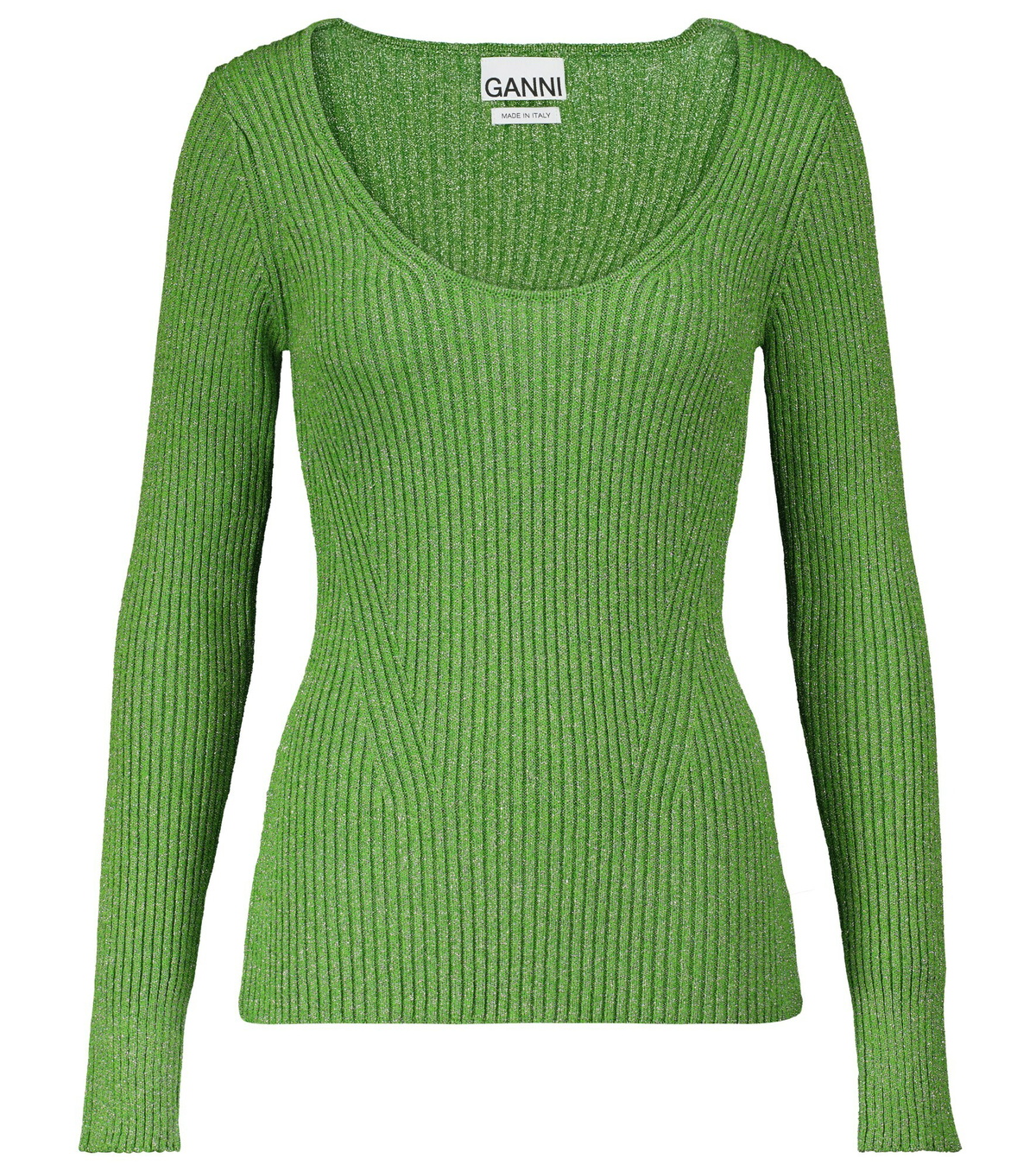 Ganni - Ribbed-knit sweater GANNI