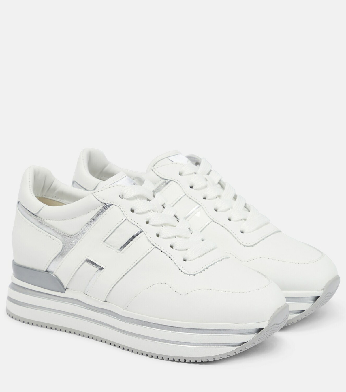 Hogan Midi leather platform sneakers Hogan