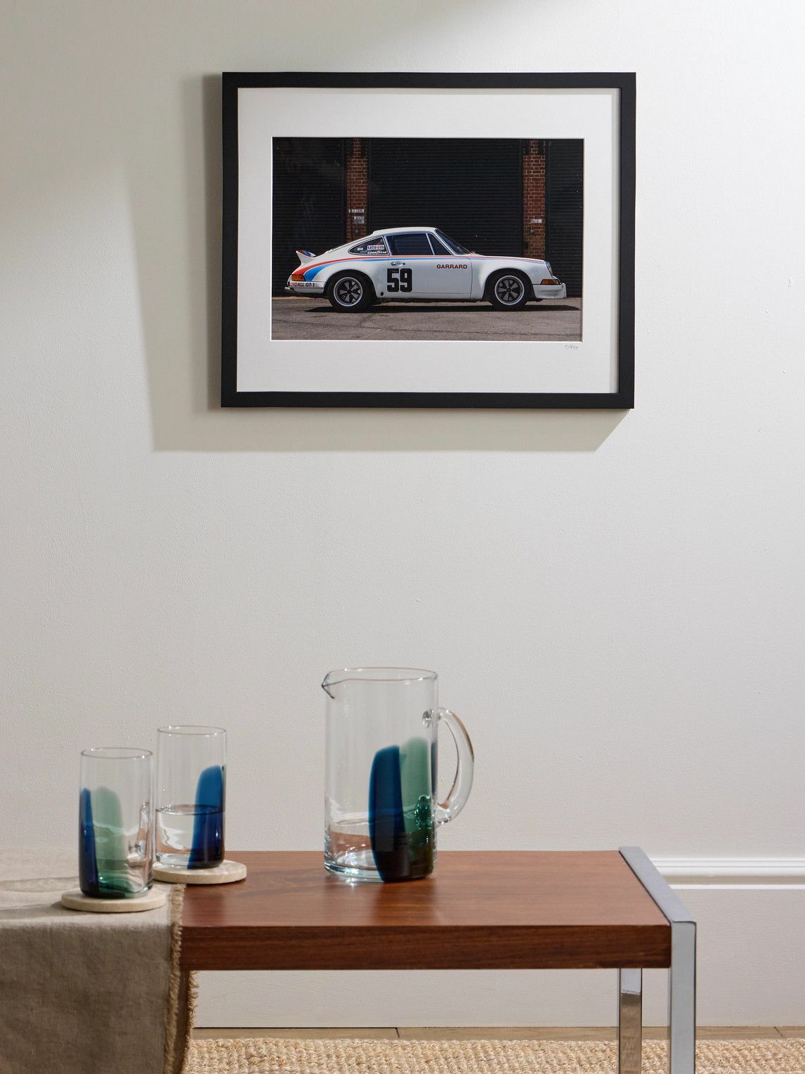 Sonic Editions - Framed 2017 Porsche 911, 1973 Print, 16" x 20" Sonic ...