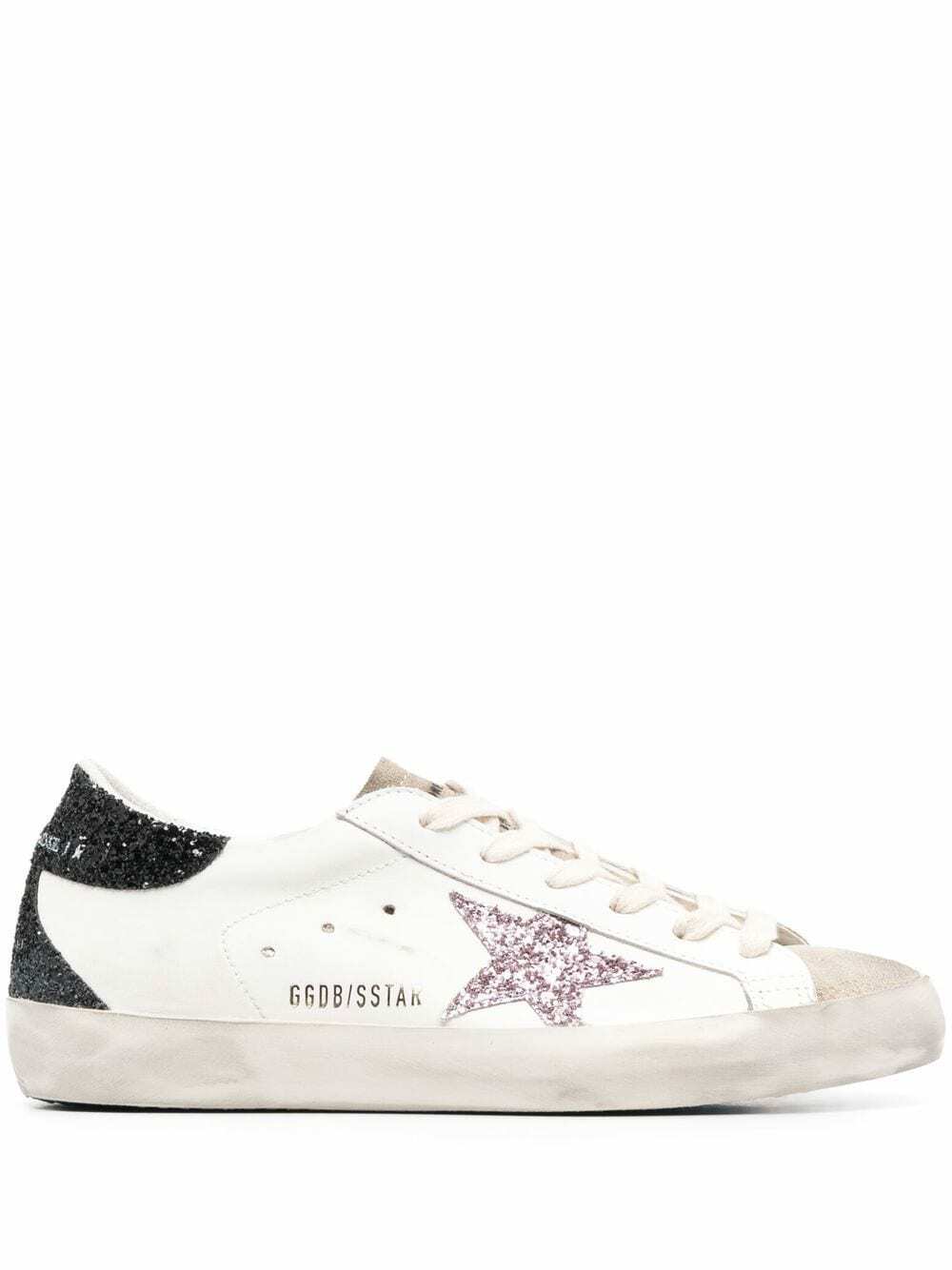 GOLDEN GOOSE - Super-star Leather Sneakers Golden Goose Deluxe Brand
