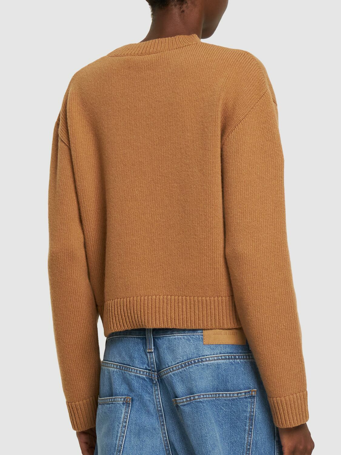 GUCCI - Supergee Wool Crewneck Sweater Gucci