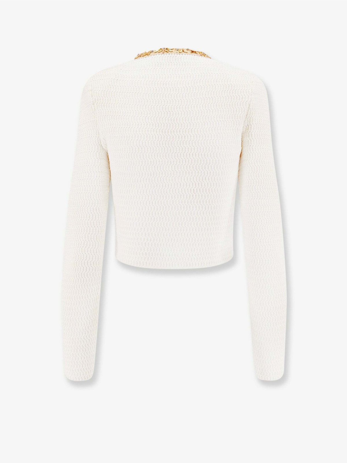 Self Portrait Beige Cardigan Womens Knitwear Self-Portrait