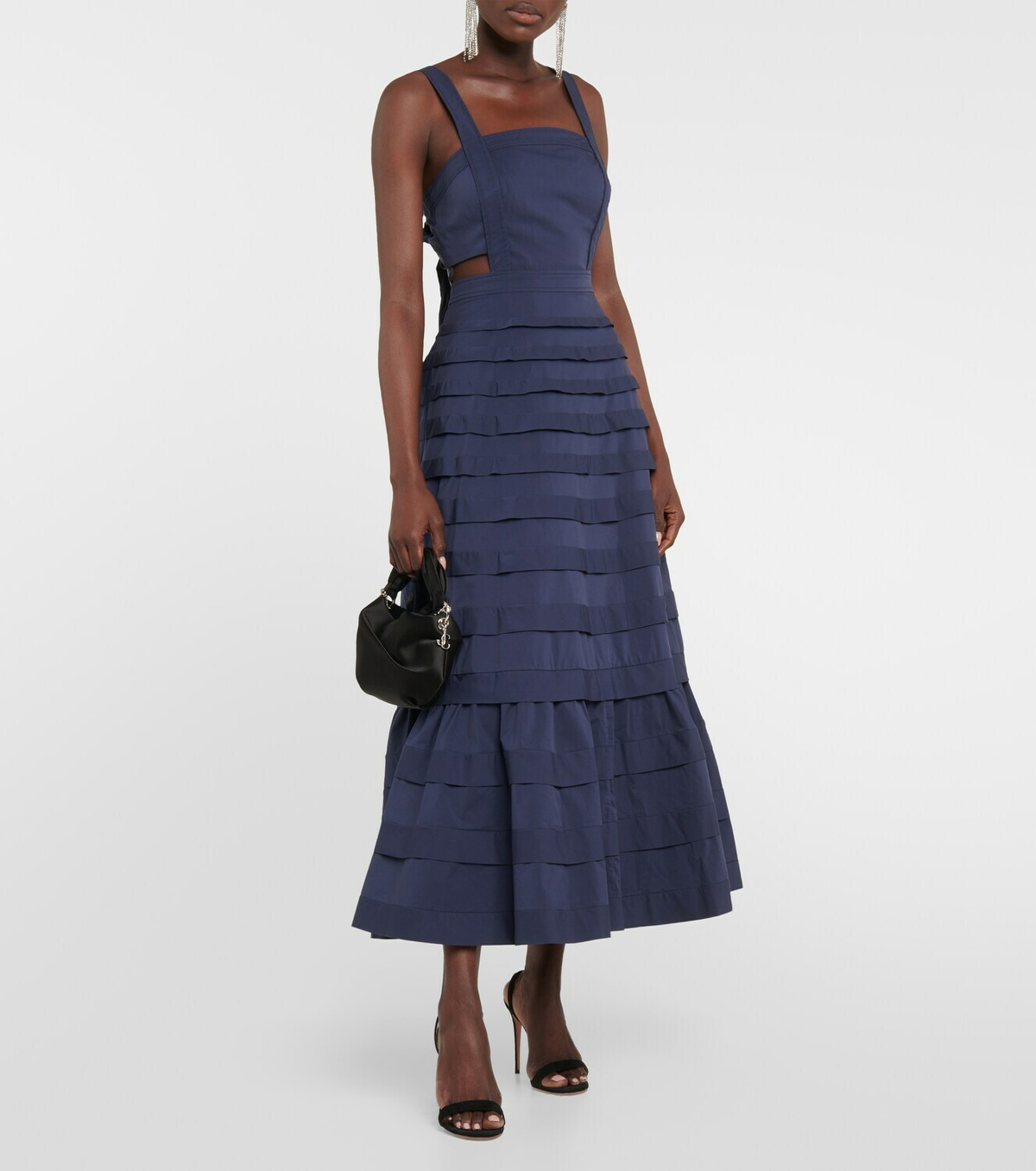 Simkhai Tiered cotton-blend maxi dress Simkhai