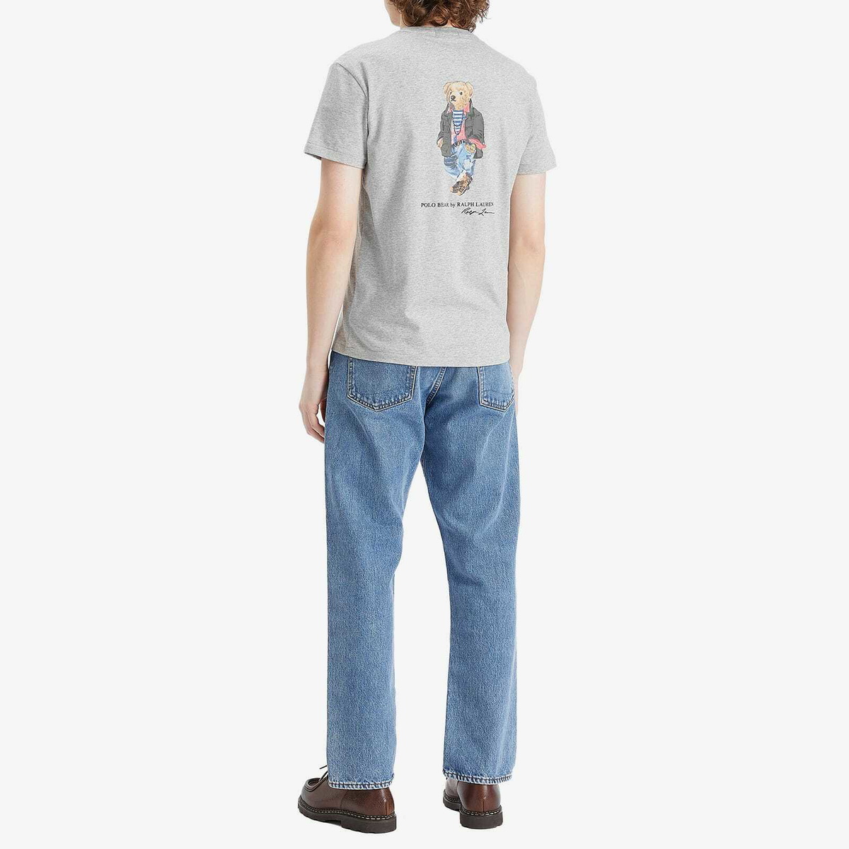 Polo Ralph Lauren Men's Explorer Bear Pocket T-Shirt in Andover Heather Explorer Bea Polo Ralph ...